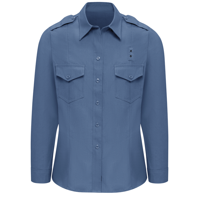 Women's Classic Long Sleeve Fire Chief Shirt | Workrite® Fire Service