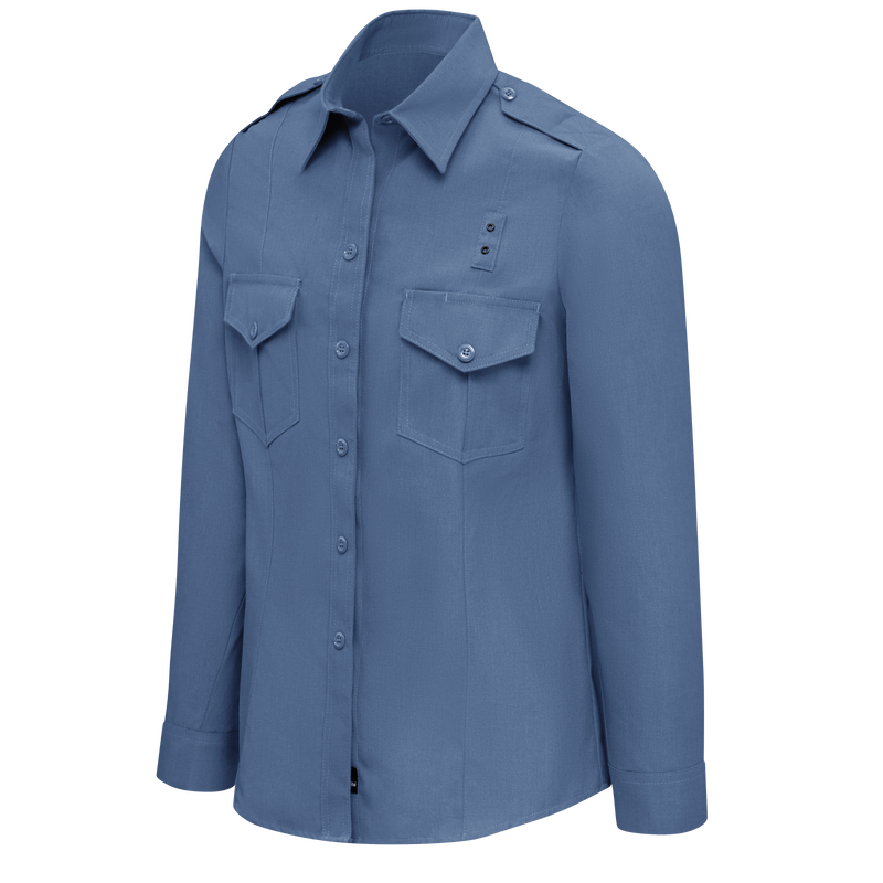 Women's Classic Long Sleeve Fire Chief Shirt | Workrite® Fire Service